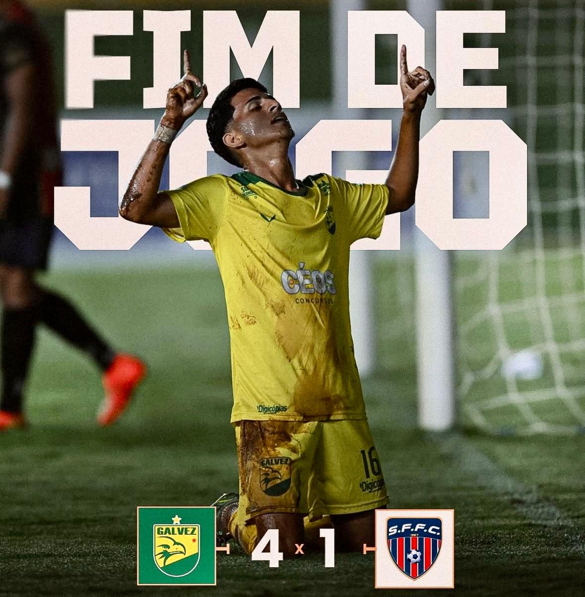 Galvez goleia na estreia e vira líder do Campeonato Acreano - Portal Acre